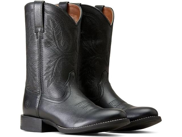 (取寄) アリアット メンズ スポーツ ストラッテン Ariat men Ariat Sport Stratten Black Deertan