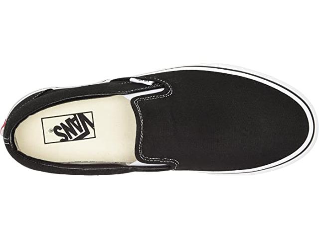 (取寄) バンズ クラシック スリッポン コア クラシックス Vans Classic Slip-On Core Classics Black (Canvas)