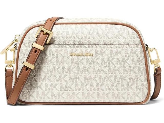 (取寄) マイケルコース レディース ジェット セット スモール カメラ エックスボディ MICHAEL Michael Kors women Jet Set Small Camera Xbody Vanilla/Acorn