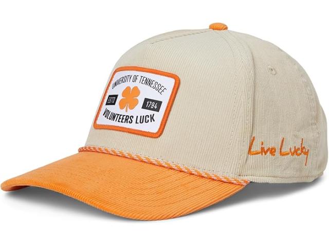 (取寄) ブラッククローバー テネシー レガシー アジャスタブル スナップバック ハット Black Clover Tennessee Legacy Adjustable Snapback Hat Natural/Orange/Corduory With Rope Hd Patch