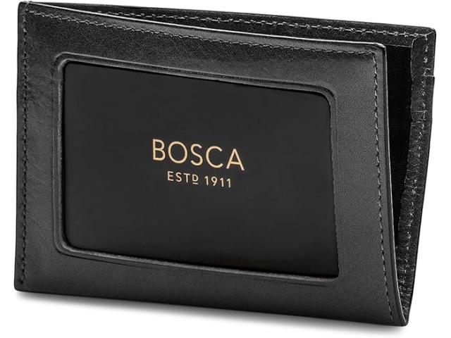 (取寄) ボスカ メンズ オールド レザー コレクション - ウィークエンド ウォレット Bosca men Old Leather Collection - Weekend Wallet Black Leather