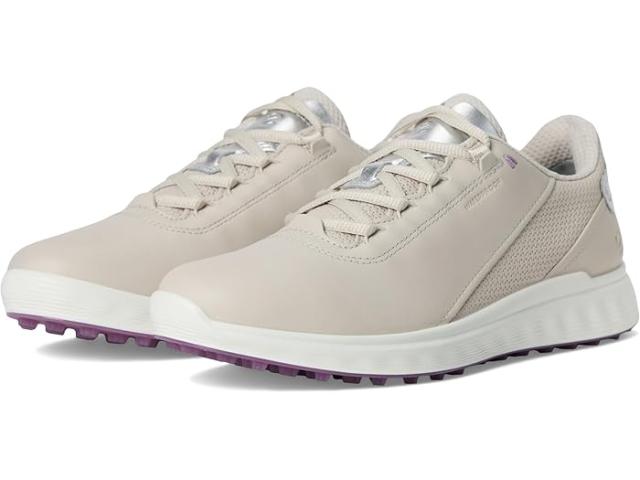 (取寄) エコー ゴルフ レディース S カジュアル レース ウォータープルーフ ゴルフ シューズ ECCO Golf women S Casual Lace Waterproof Golf Shoe Gravel/Silver llic