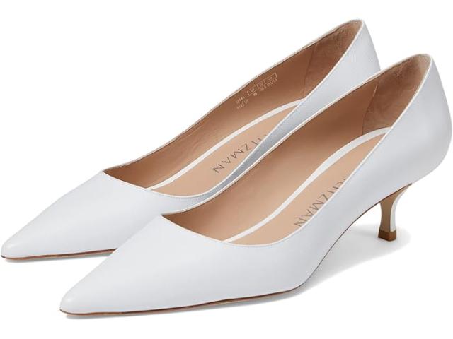 (取寄) スチュアート ワイツマン レディース スチュアート キトン ポンプ Stuart Weitzman women Stuart Kitten Pump White
