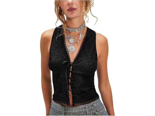 (取寄) フリーピープル レディース ベスト Free People women Jaida Vest Black