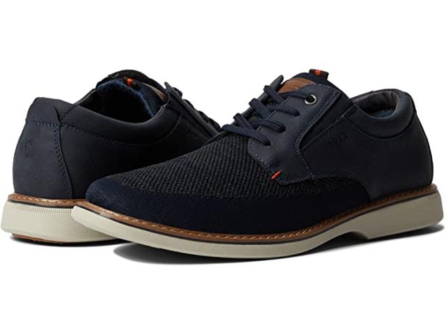 (取寄) ナン ブッシュ メンズ オットー ニット プレーン トゥ オックスフォード Nunn Bush men  Otto Knit Plain Toe Oxford Navy