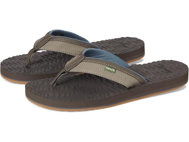 (取寄) サヌーク メンズ ジギー プラッシュ Sanuk men Ziggy Plush Taupe