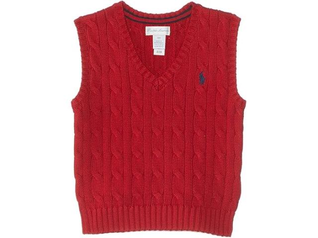 (取寄) ラルフローレン キッズ ボーイズ コーム コットン ベスト (インファント) Polo Ralph Lauren Kids boys Polo Ralph Lauren Kids Combed Cotton Vest (Infant) RL 2000 Red/C7932