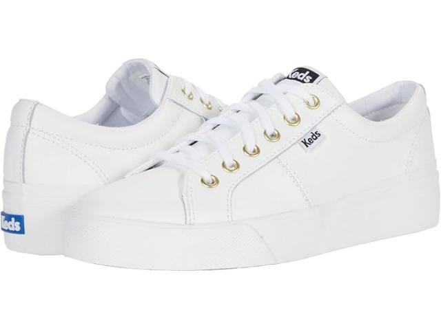 (取寄) ケッズ レディース ジャンプ キック デュオ レース アップ Keds women Jump Kick Duo Lace Up White/Gold