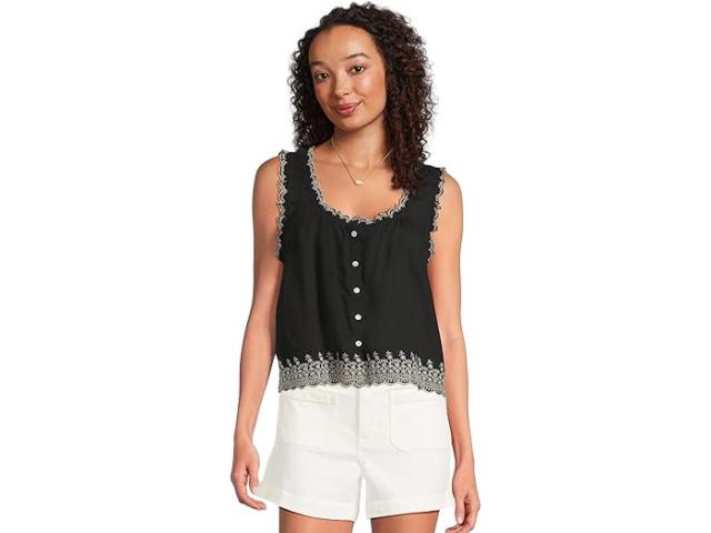 (取寄) メイドウェル レディース ジェニー トップ - コットン ビスコース ボイル Madewell women Jenny Top - Cotton Viscose Voile Festival Red