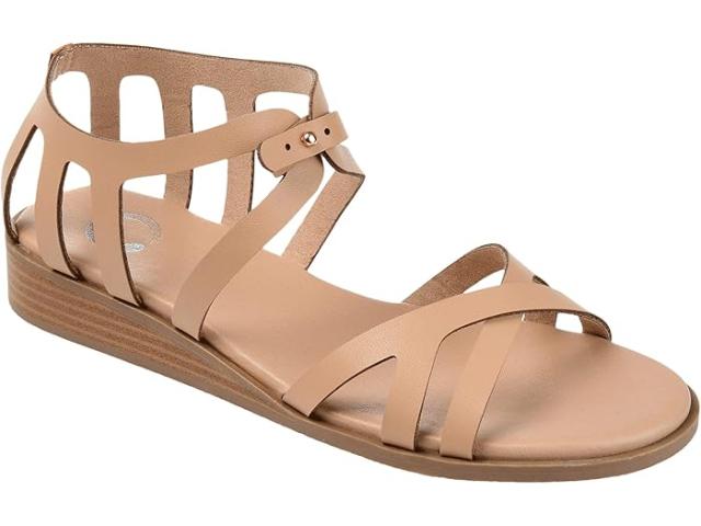(取寄) ジュルネ コレクション レディース コンフォート フォーム モンロ サンダル Journee Collection women Comfort Foam Monro Sandal Tan
