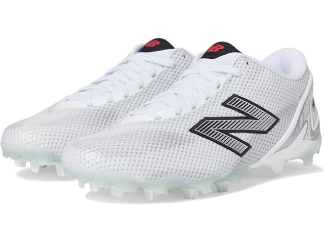 (取寄) ニューバランス メンズ フリーズLX v5 ロー ラクロス New Balance men FreezeLX V5 Low Lacrosse Cleatss White/Black/Silver llic