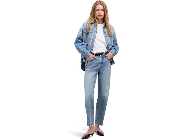 (取寄) メイドウェル レディース パーフェクト ビンテージ ワイド ライト クロップ イン ウォッシュ Madewell women Perfect Vintage Wide Light Crop in Hallstead Wash Hallstead Wash