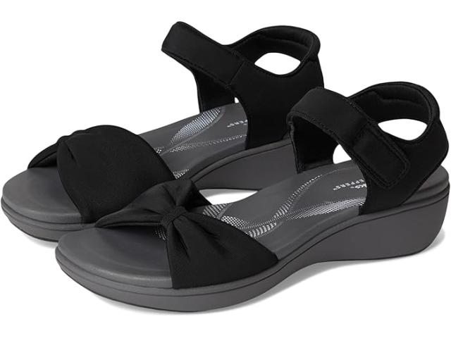 (取寄) クラークス レディース ブリーズ ラエ サラ Clarks women Breeze Rae Sara Black Textile