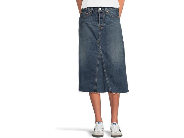 (取寄) リーバイス プレミアム レディース Hr A-ライン デコンストラクト ミディ スカート Levi's Premium women HR A-Line Deconstructed Midi Skirt Hinged Heart