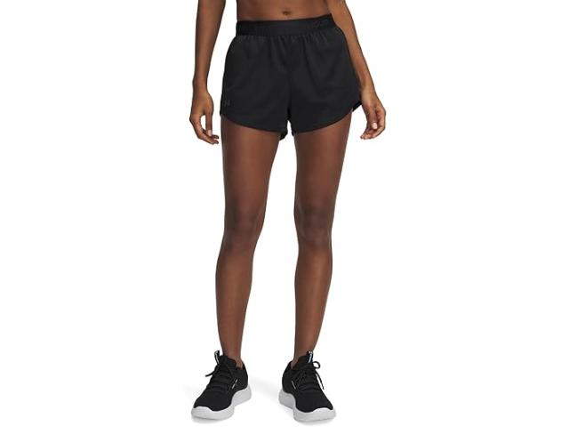 (取寄) アンダーアーマー レディース テック プレイ アップ シャイン ショーツ Under Armour women Tech Play Up Shine Shorts Black/Castlerock