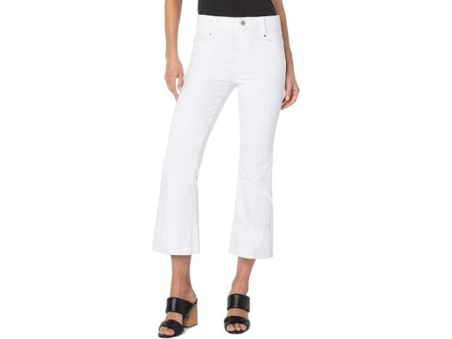 (取寄) リバプールロサンゼルス レディース ギア グライダー プル オン ミッドライズ クロップ フレア ストレッチ デニム ジーン 25 1/2 Liverpool Los Angeles women Gia Glider Pull On Mid-Rise Crop Flare Stretch Denim Jean 25 1/2