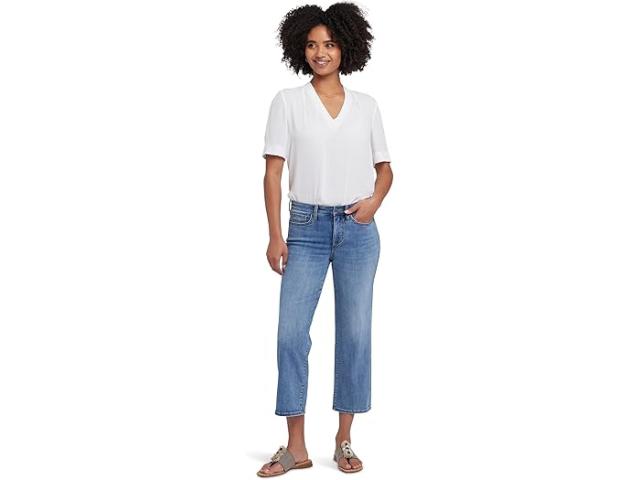 (取寄) エヌワイディージェイ レディース リラックスド-フィット パイパー クロップ ジーン イン バルセロナ ブリーズ NYDJ women Relaxed Piper Crop Jean in Barcelona Breeze Barcelona Breeze