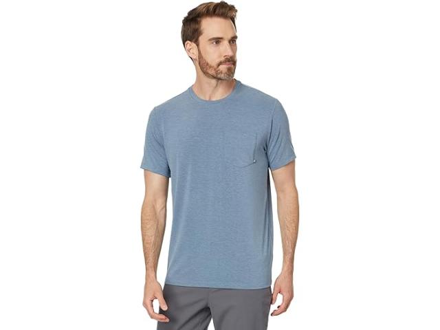 (取寄) フリーフライ メンズ バンブー フレックス ポケット ティー Free Fly men Free Fly Bamboo Flex Pocket Tee Heather Deepwater