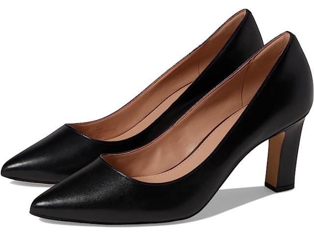 (取寄) コールハーン レディース マイラ ヒール ポンプ 75 ウム Cole Haan women Cole Haan Mylah Heel Pump 75 mm Black Leather