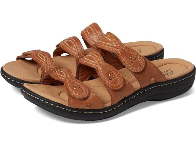 (取寄) クラークス レディース ローリアン アイラ Clarks women Clarks Laurieann Ayla Dark Tan Leather