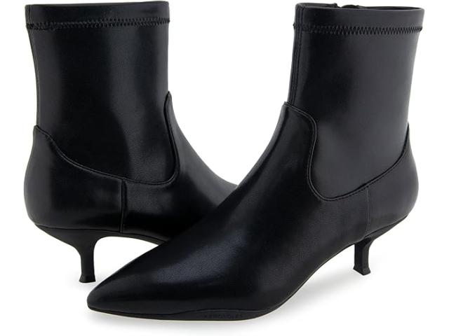 (取寄) エアロソールズ レディース  Aerosoles women Aerosoles Lasko Black Stretch Faux Leather
