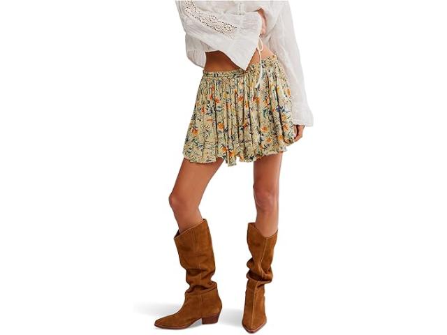 (取寄) フリーピープル レディース ワン サード チャーム プリンテッド ミニ スカート Free People women One Third Charm Printed Mini Skirt Green Combo