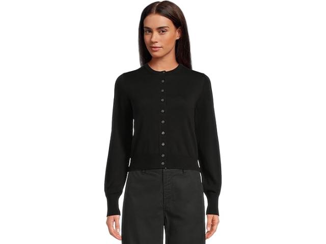 (取寄) メイドウェル レディース ジュン クルー カーディガン Madewell women June Crew Cardigan Jet Black