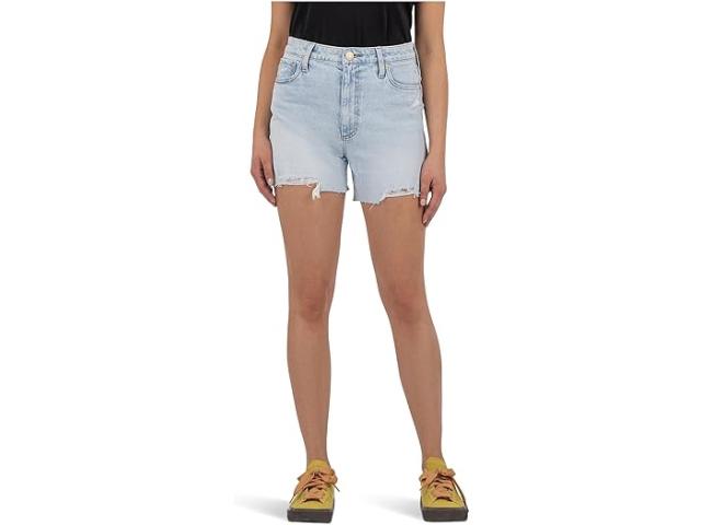 (取寄) カット フロム ザ クロス レディース テイラー ハイライズ ショーツ ウィズ ロー ヘム KUT from the Kloth women Taylor High-rise Shorts With Raw Hem Wisdom