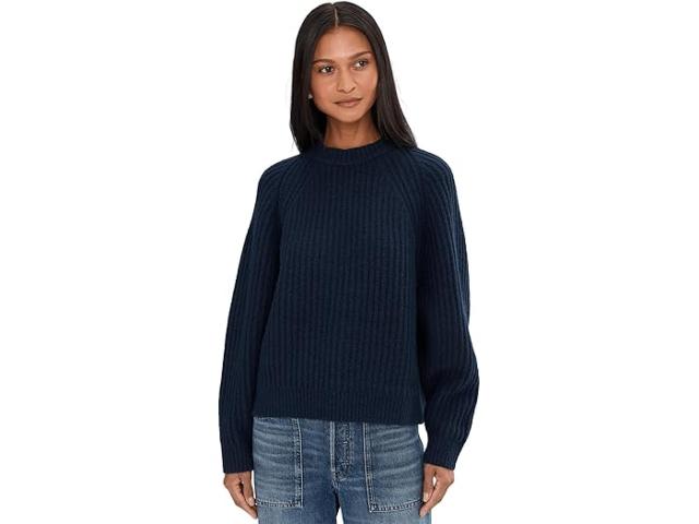 (取寄) メイドウェル レディース マール コージー コットン スティービー クルー セーター Madewell women Marl Cozy Cotton Stevie Crew Sweater Deep Indigo