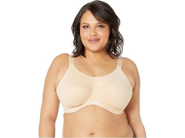 (取寄) エロミ レディース エナジャイズ アンダーワイヤー ハイ インパクト スポーツ ブラ ウィズ J フック elomi women elomi Energise Underwire High Impact Sport Bra with J Hook Nude