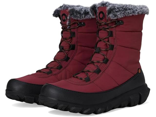 (取寄) ボグス レディース シーダー キルト レース Bogs women Bogs Cedar Quilt Lace Garnet