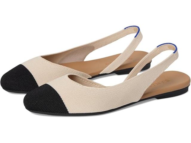 (取寄) レディース ザ アーモンド スリングバック Rothy's women The Almond Slingback Conch Captoe