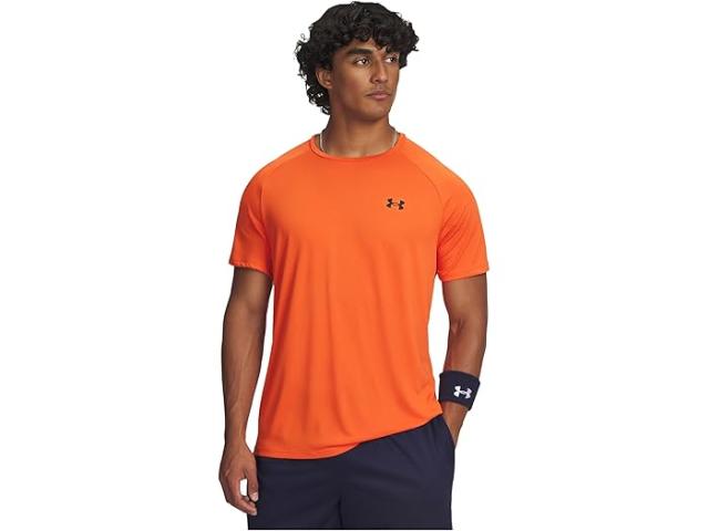 (取寄) アンダーアーマー メンズ Ua テック 2.0 ショート スリーブ ティー Under Armour men UA Tech 2.0 Short Sleeve Tee Orange Base/Black