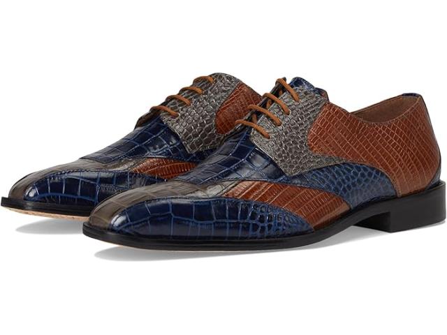 (取寄) ステイシー アダムス メンズ バイク トゥ レース-アップ Stacy Adams men Tristano Bike Toe Lace-Up Gray Multi