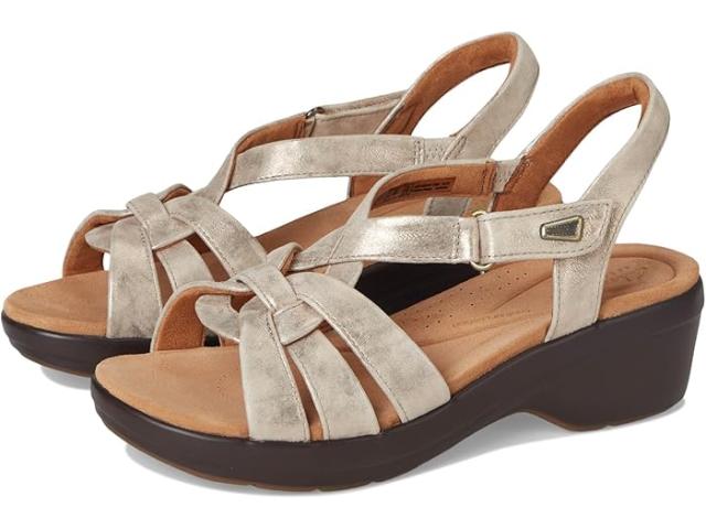 (取寄) クラークス レディース トゥレア クロス Clarks women Tuleah Cross llic Leather