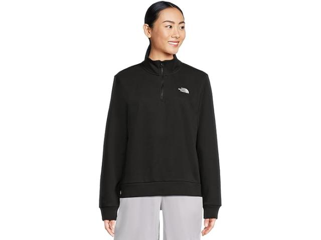 (取寄) ノースフェイス レディース エボリューション エンブロイダー 1/4 ジップ The North Face women Evolution Embroidered 1/4 Zip TNF Black
