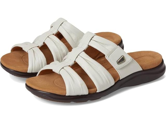 (取寄) クラークス レディース キトリー スライド Clarks women Kitly Slide Cream Leather