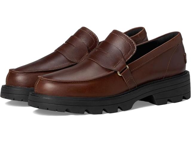 (取寄) ソレル レディース レベル アベ ローファー SOREL women Revel Ave Loafer Tobacco/Black