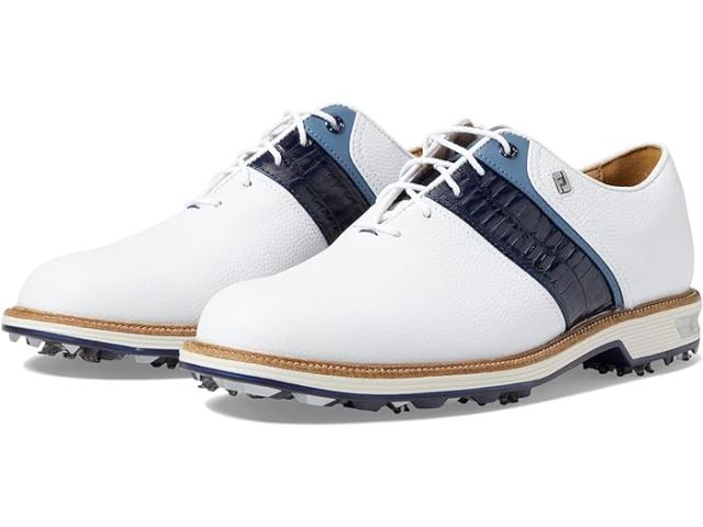 (取寄) フットジョイ メンズ プレミア シリーズ - パッカード ゴルフ シューズ FootJoy men FootJoy Premiere Series - Packard Golf Shoes White/Navy/Blue