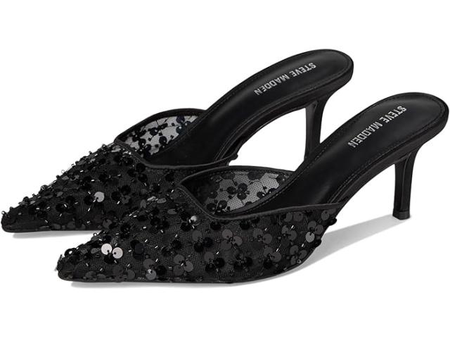 (取寄) スティーブマデン レディース アレクシー Steve Madden women Alexi Black Sequin