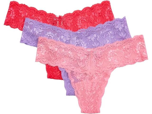 (取寄) コサベラ レディース ネバー セイ ネバー 3 パック ローライダー トング Cosabella women Never Say Never 3 Pack Lowrider Thong Passiflora/Ibisco/Linaria