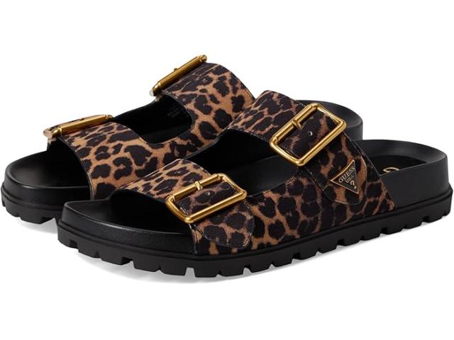 (取寄) ゲス レディース ファスン GUESS women Fasten Leopard Suede