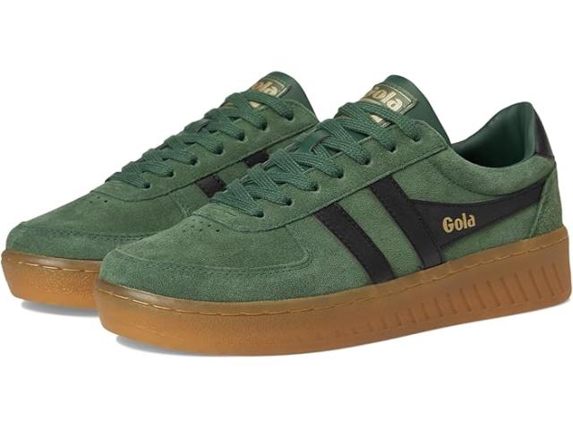 (取寄) ゴーラ レディース グランドスラム スエード Gola women Grandslam Suede Evergreen/Black/Gum