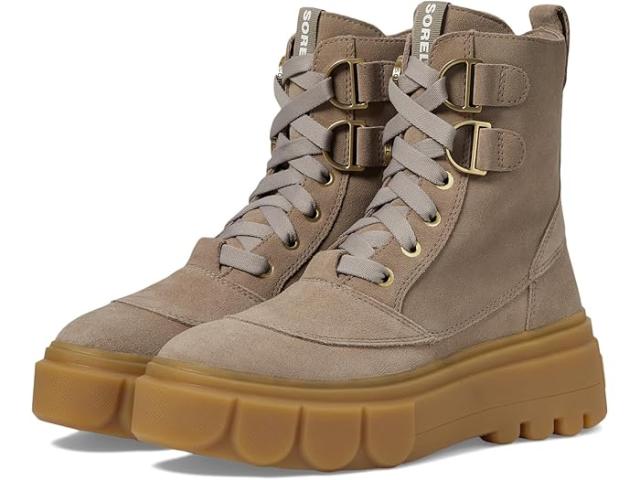(取寄) ソレル レディース キャリブー X ブーツ レース ウォータープルーフ SOREL women Caribou X Boot Lace Waterproof Omega Taupe/Sea Salt