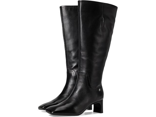 (取寄) ナチュラライザー レディース カンデラ ワイド カーフ ニー ハイ ブーツ Naturalizer women Candela Wide Calf Knee High Boots Black Leather