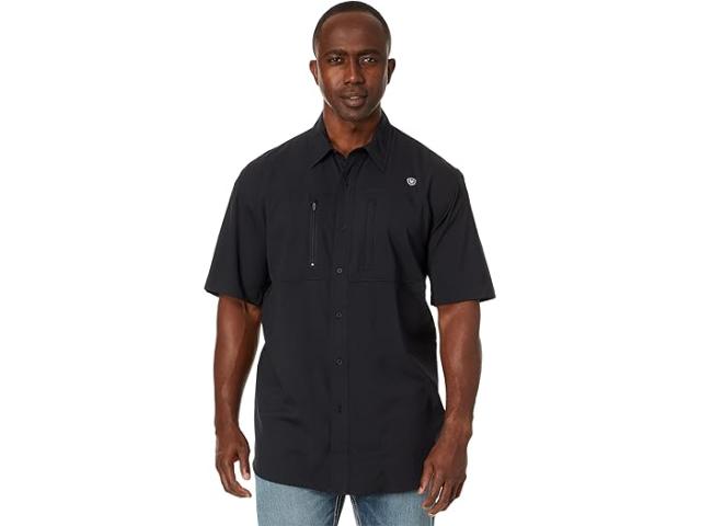 (取寄) アリアット メンズ ベントテック クラシック フィット シャツ Ariat men Venttek Classic Fit Shirt Black