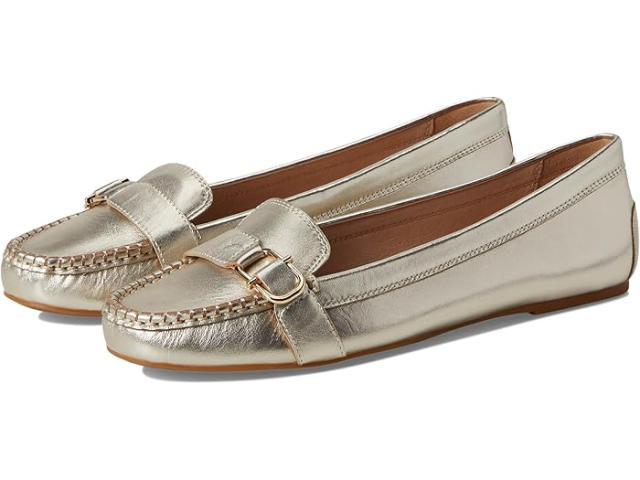 (取寄) ジャック ロジャース レディース ハノーバー ハードウェア モカシン - レザー Jack Rogers women Jack Rogers Hanover Hardware Moccassin - Leather Platinum