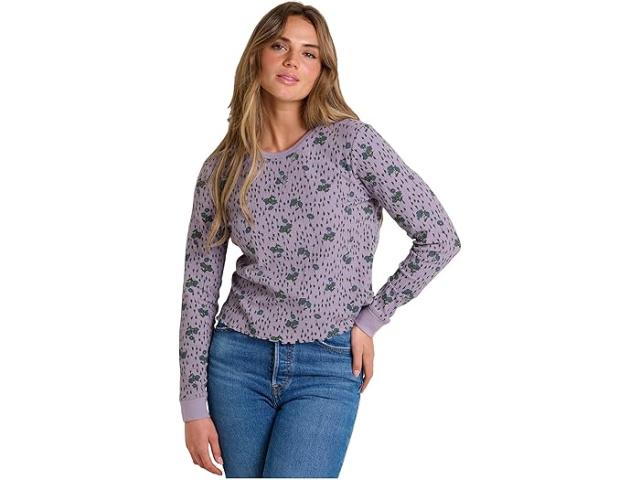 (取寄) トードアンドコー レディース フトヒル ロング スリーブ クルー リ Toad&Co women Foothill Long Sleeve Crew II Aster Floral Print