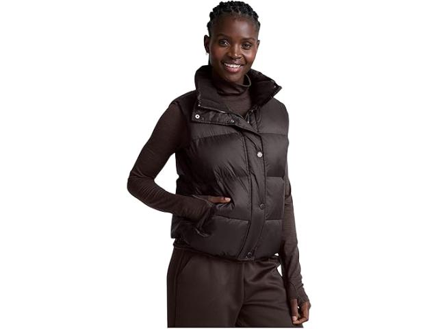 (取寄) ビヨンドヨガ レディース ビッグ コージー パファー ベスト Beyond Yoga women Big Cozy Puffer Vest Dark Chocolate