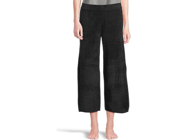 (取寄) ベアフットドリームス レディース コージーシック ウルトラ ライト クロップ パンツ Barefoot Dreams women Cozychic Ultra Lite Crop Pant Black